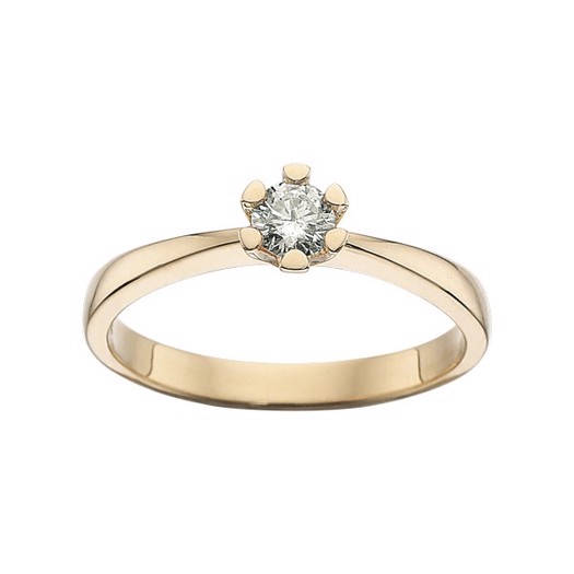 Vida ring 8 kt. guld med brilliant 0,25 ct. 7813,25